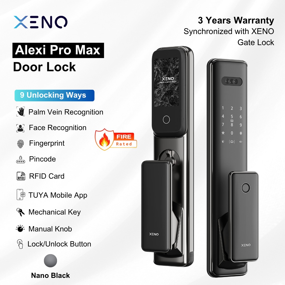XENO Alexi ProMax Digital Door Lock | Smart Lock with In-built Door ...