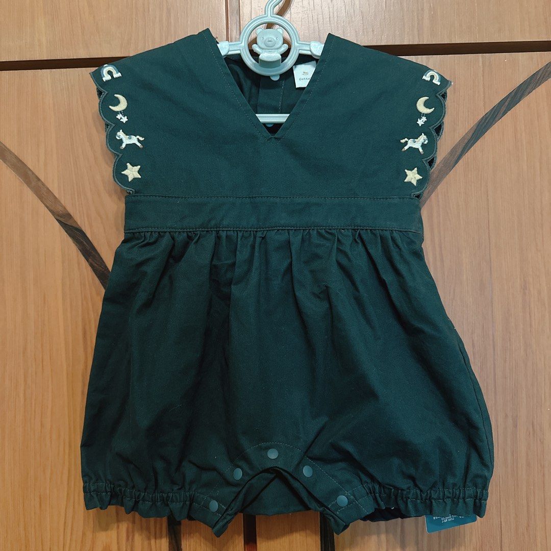 日單 Cottoli 小木馬 刺繡連身褲 70, 嬰兒及兒童, 嬰兒及兒童流行時尚在旋轉拍賣