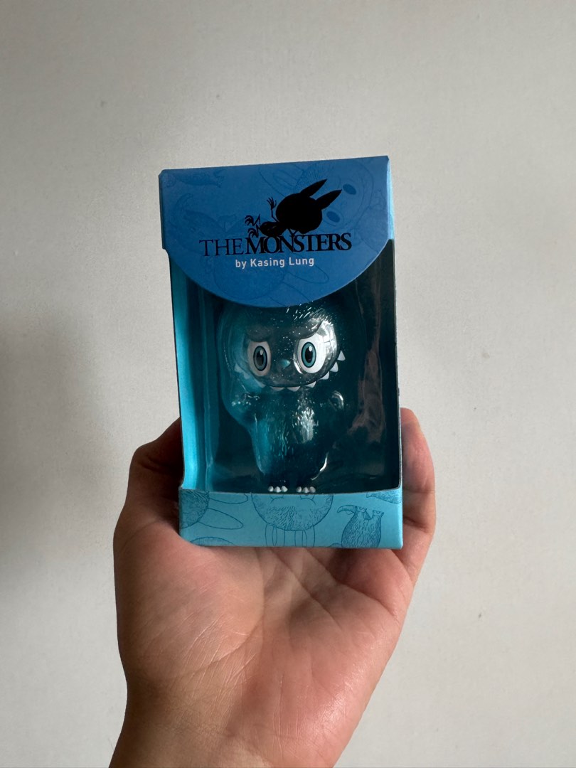 全新 The monster mini zimomo how2work 限定 龍家昇 mini zimomo labubu 閃粉 藍透 ...