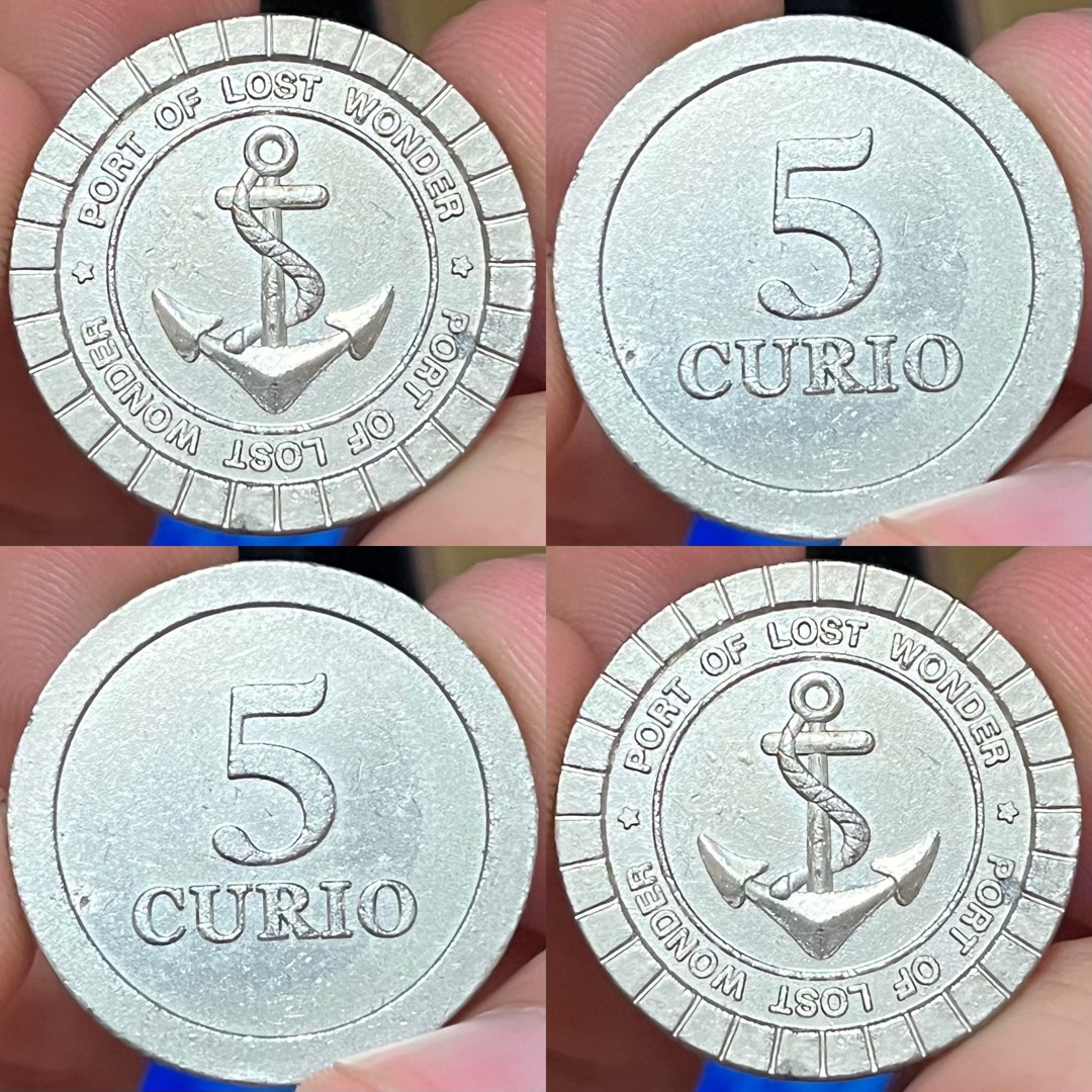🇸🇬 singapore port of lost wonder theme park token 5 curio coin, Hobbies ...
