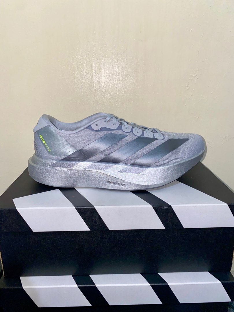 Adidas Evo SL 10.5US Silver Metallic, Men's Fashion, Footwear, Sneakers ...