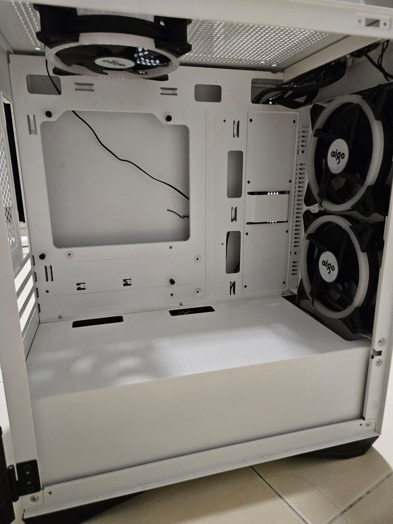 Aigo Darkflash DLM22 MATX PC Case White, Computers & Tech, Desktops on ...