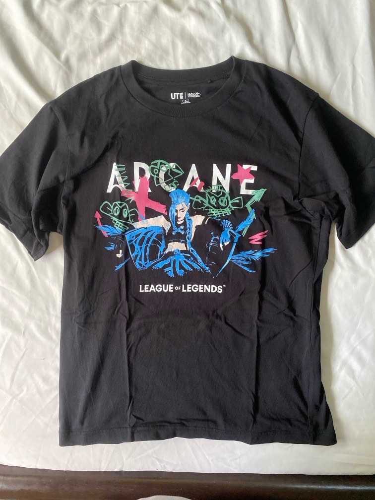 arcane league of legends uniqlo shirts, Men's Fashion, Tops & Sets ...