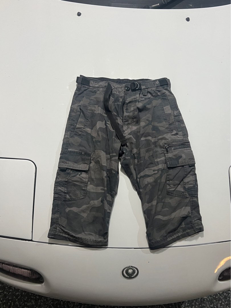 Army Cargopants jorts, Men's Fashion, Activewear on Carousell