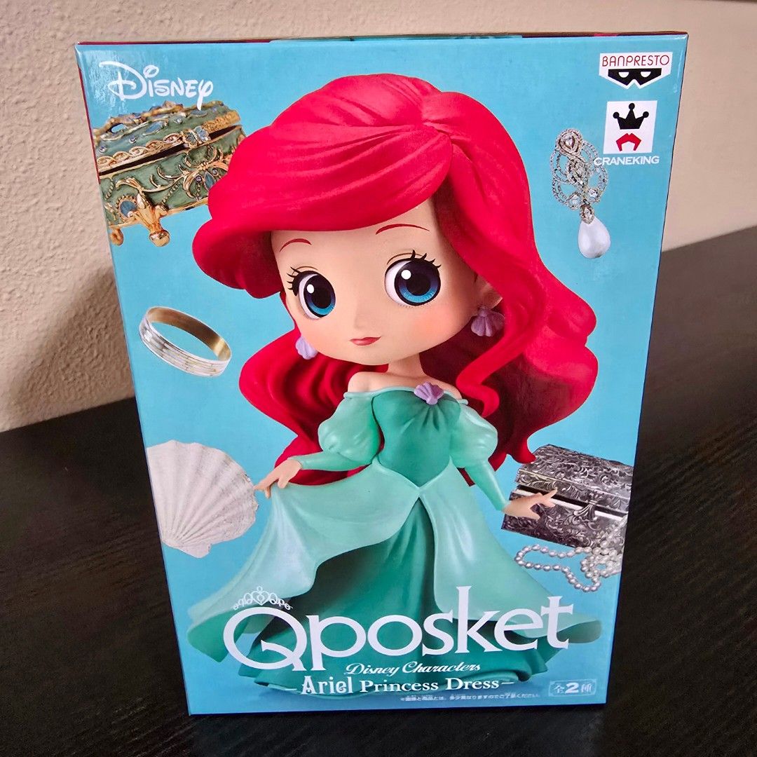 BANPRESTO - Q Posket - Disney, The Little Mermaid - Ariel (Ver.A ...