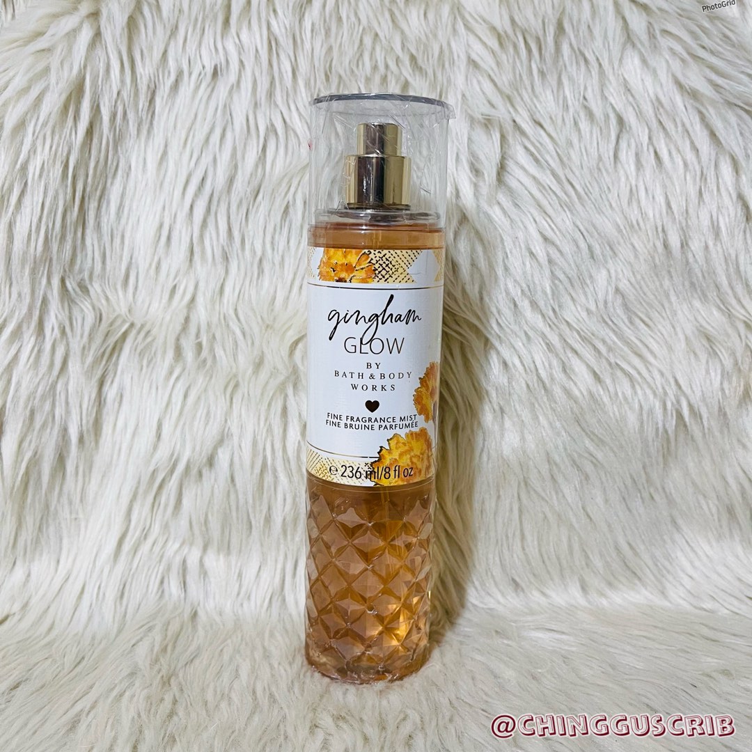 Bath & Body Works Gingham Glow 236ml [AUTHENTIC], Beauty & Personal ...