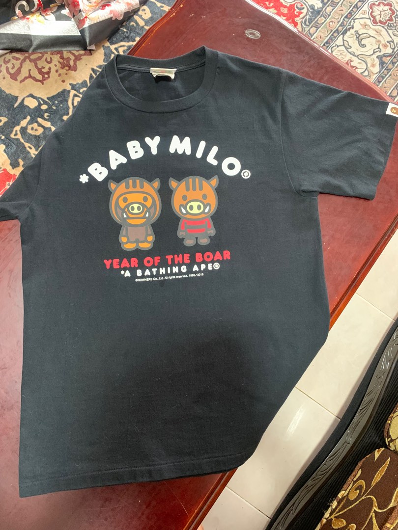 BATHING APE X BABY MILO, Men's Fashion, Activewear on Carousell