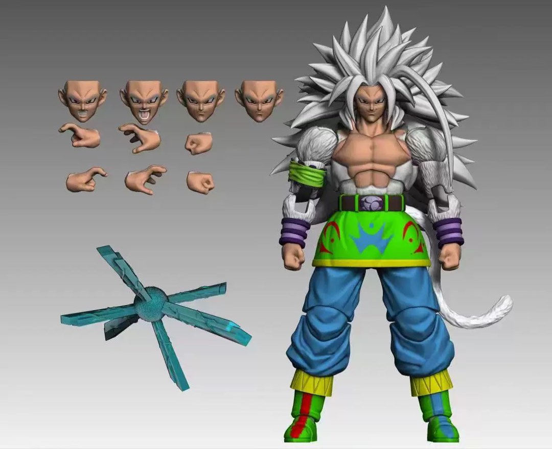 BLACK HOLE TOYS SON GOKU SUPER SAIYAN 5 SAME SCALE AS SHF SON GOKU ...