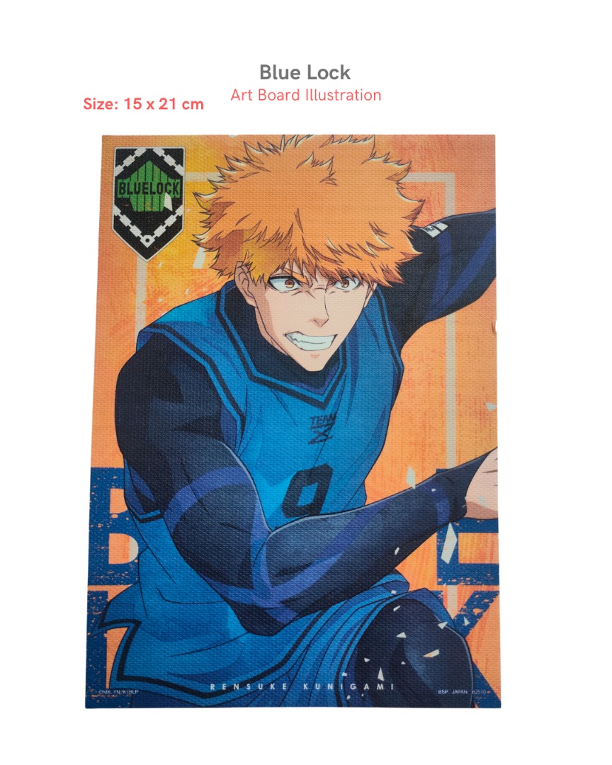 Blue Lock Art Board Illustration, Hobbies & Toys, Toys & Games on Carousell