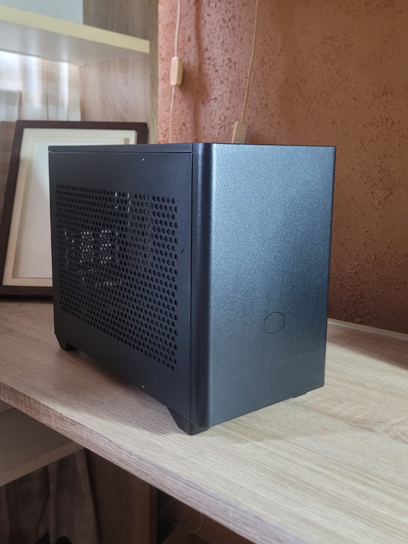 Case Casing PC ITX Small Form Cooler Master MasterBox NR200 Black Hitam ...