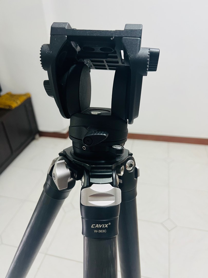 Cavix W363 C Tripod with innorel F80 fluid Head, Photography, Photography Accessories, Tripods ...