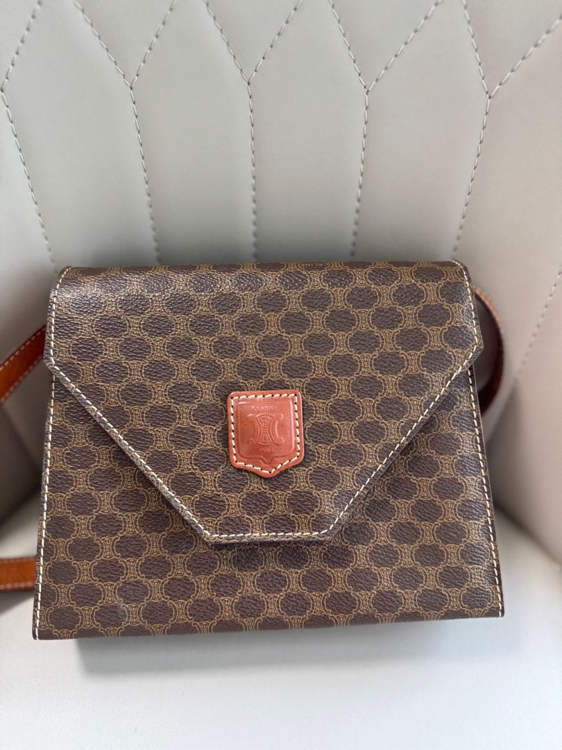 Celine Vintage Kelly sling bag, Luxury, Bags & Wallets on Carousell
