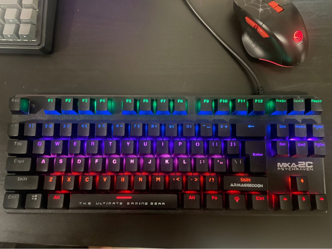 CHEAP MECHANICAL KEYBOARD (ALL KEYCAPS INDIVIDUALLY CLEAN AND SANITIZED ...