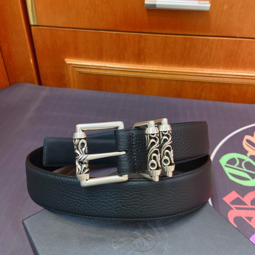 Chrome Hearts Rotating Roller Needle Buckle Belt, Men's Fashion ...