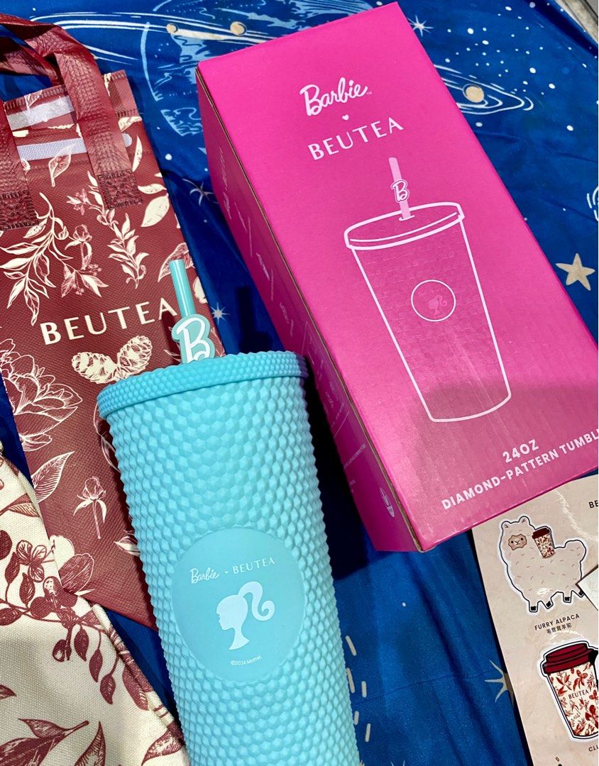 [COMBO] BEUTEA Merchandise Bundle Canvas Tote Bag Barbie Tumbler Water ...