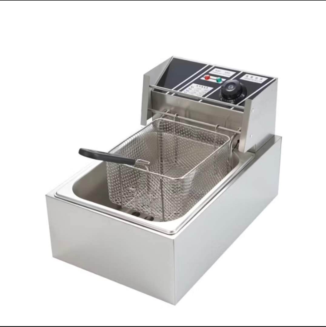 Deep fryer single 6L, TV & Home Appliances, Kitchen Appliances, Fryers ...