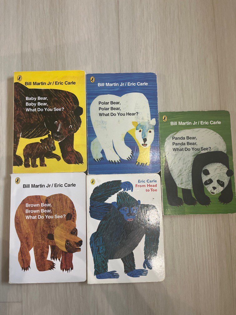 Eric Carle Books - Brown Bear, From Head to Toe, Baby Bear, Polar Bear ...