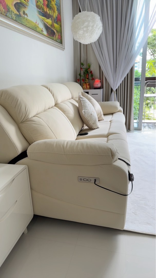 Fully automatic three seater sofa, Furniture & Home Living, Furniture ...