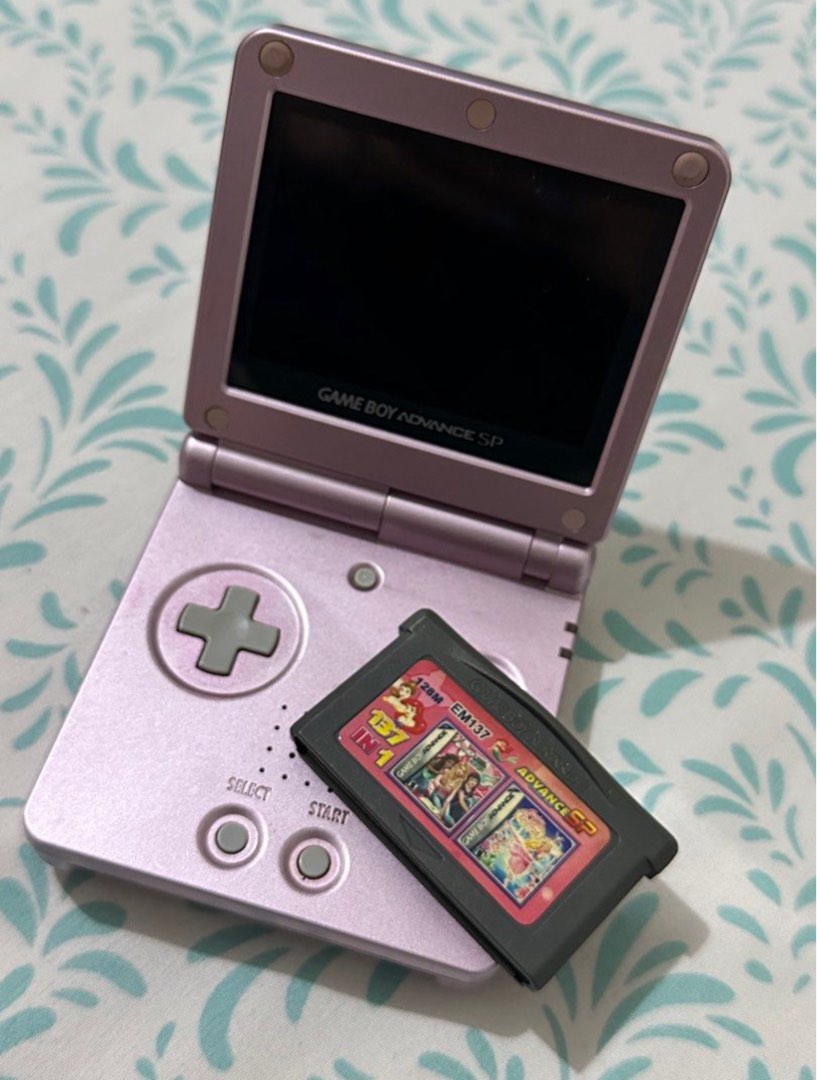 Game Boy Advance SP - Pink & Game Cartridge [SET], Video Gaming, Video ...