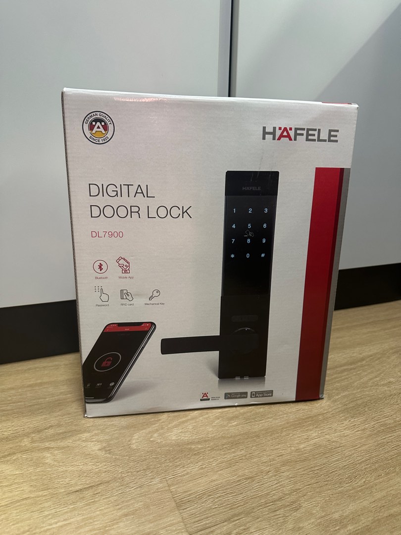 Hafele Digital Door Lock DL7900, Furniture & Home Living, Security ...