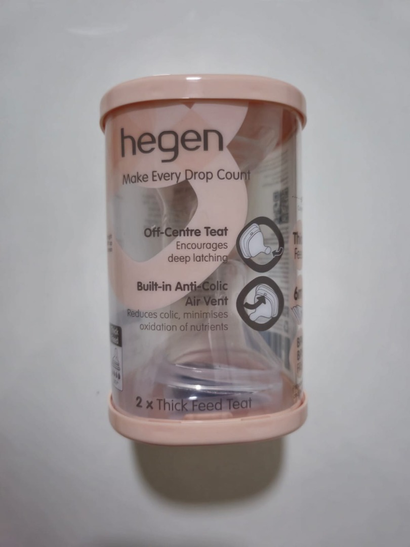 Hegen Teat Thick Feed (2-Pack), Babies & Kids, Nursing & Feeding ...