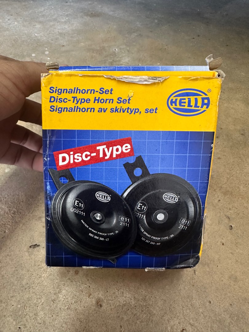 Hella signal horn set, Auto Accessories on Carousell