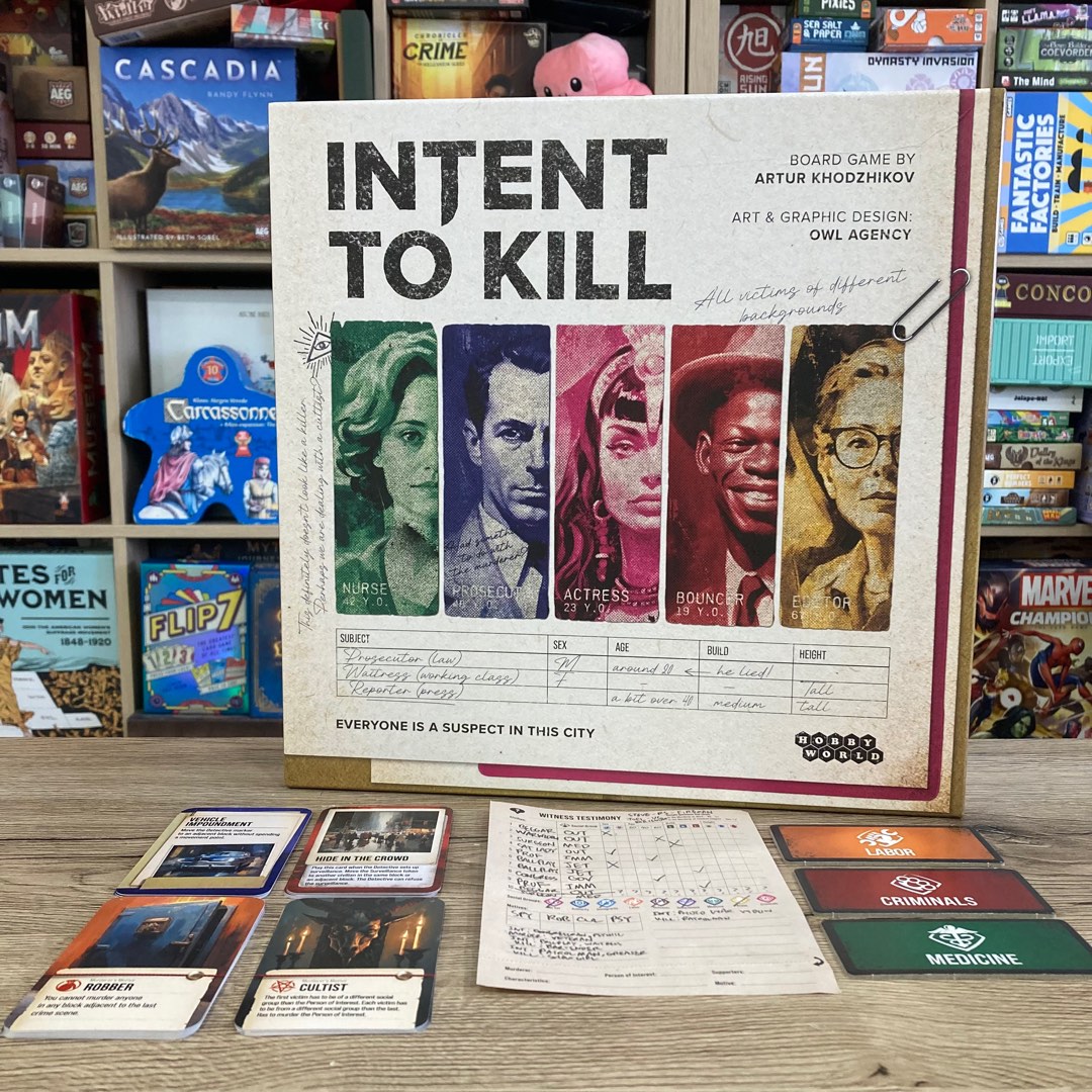 Intent to Kill Board Game, Hobbies & Toys, Toys & Games on Carousell