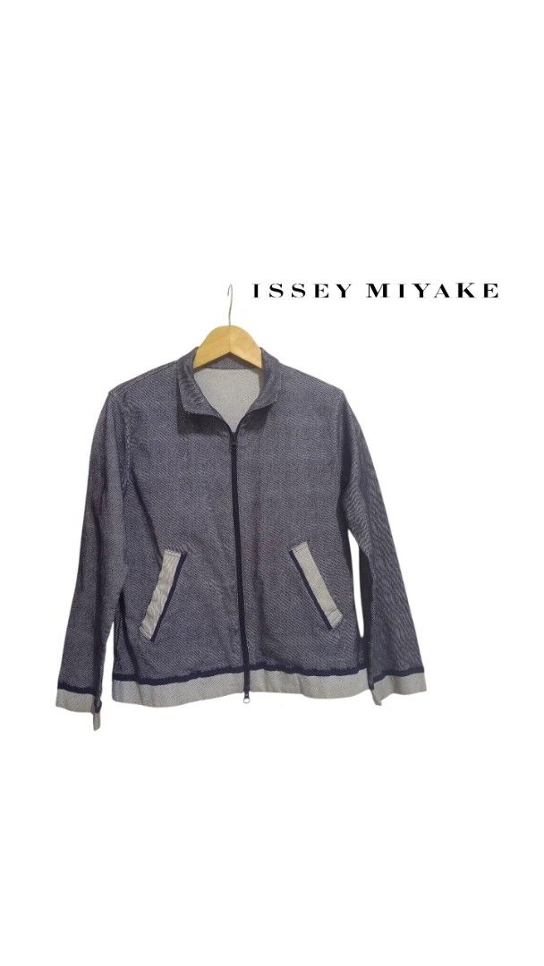 Issey Miyake Me Denim Strech Jacket not Yohji yamamoto Y3 Wtaps Undercover Jun Takahashi Tsumori ...