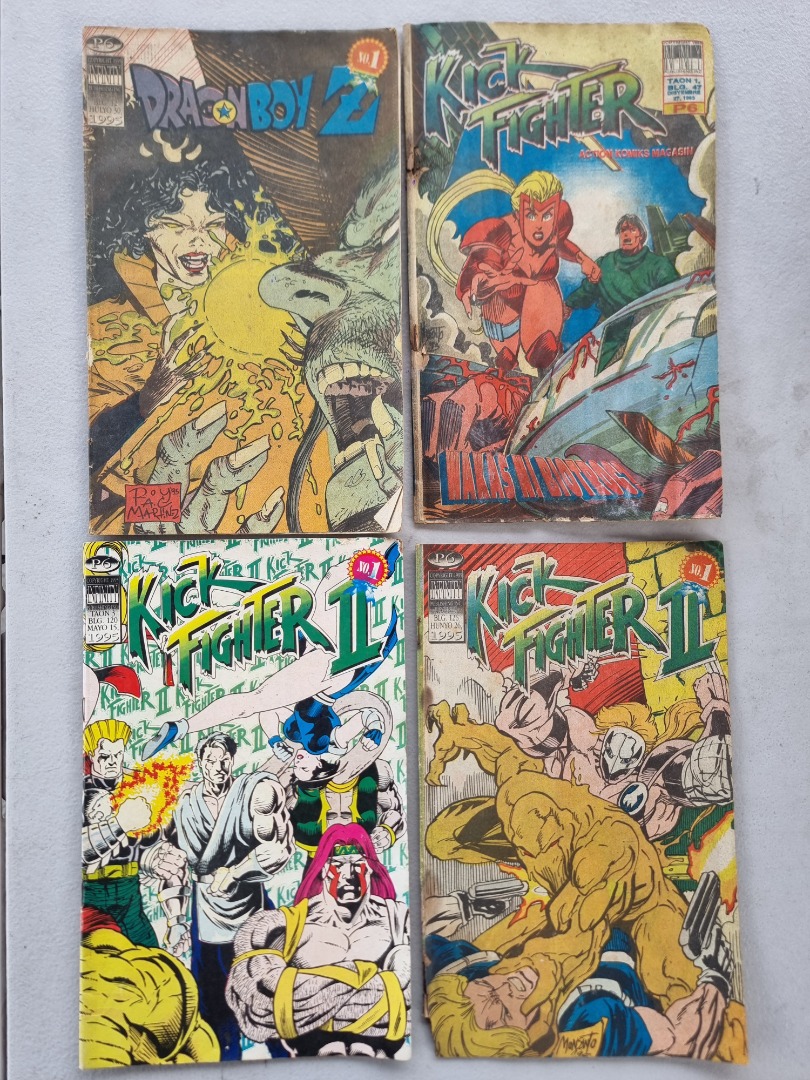 Kick Fighter komiks /Dragonboy komika, Hobbies & Toys, Books ...
