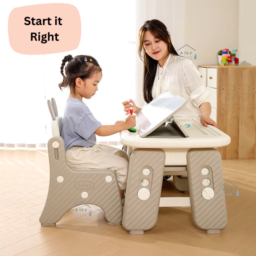 Kids Table And Chair | Children's Study Table | Toddler Writing Desk ...