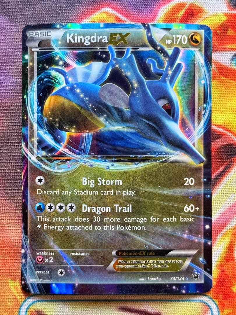 Kingdra EX - Pokemon Cards Fates Collide 73, Hobbies & Toys, Toys ...