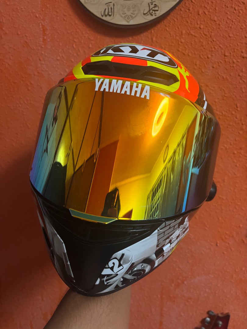 KYT TT Course full face helmet, Motorcycles, Motorcycle Accessories on ...