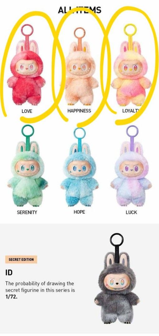 Labubu version 3, Hobbies & Toys, Toys & Games on Carousell