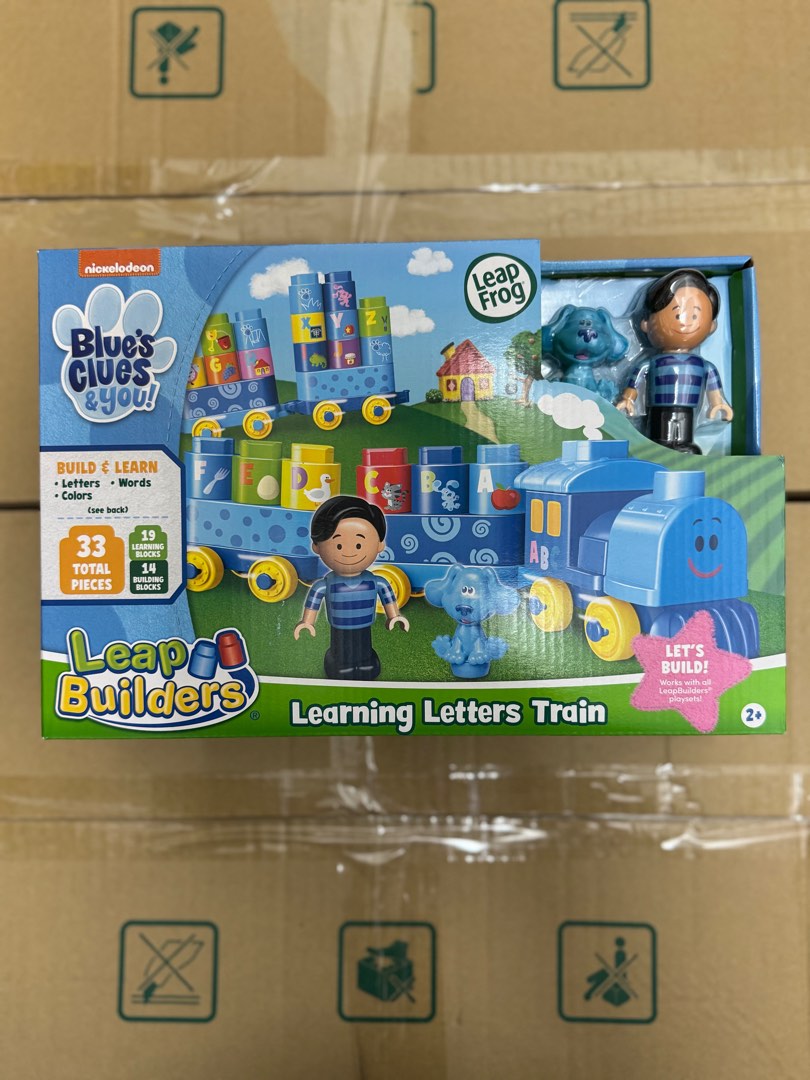 LeapFrog LeapBuilders Blue's Clues & You! Learning Letters Train Set ...