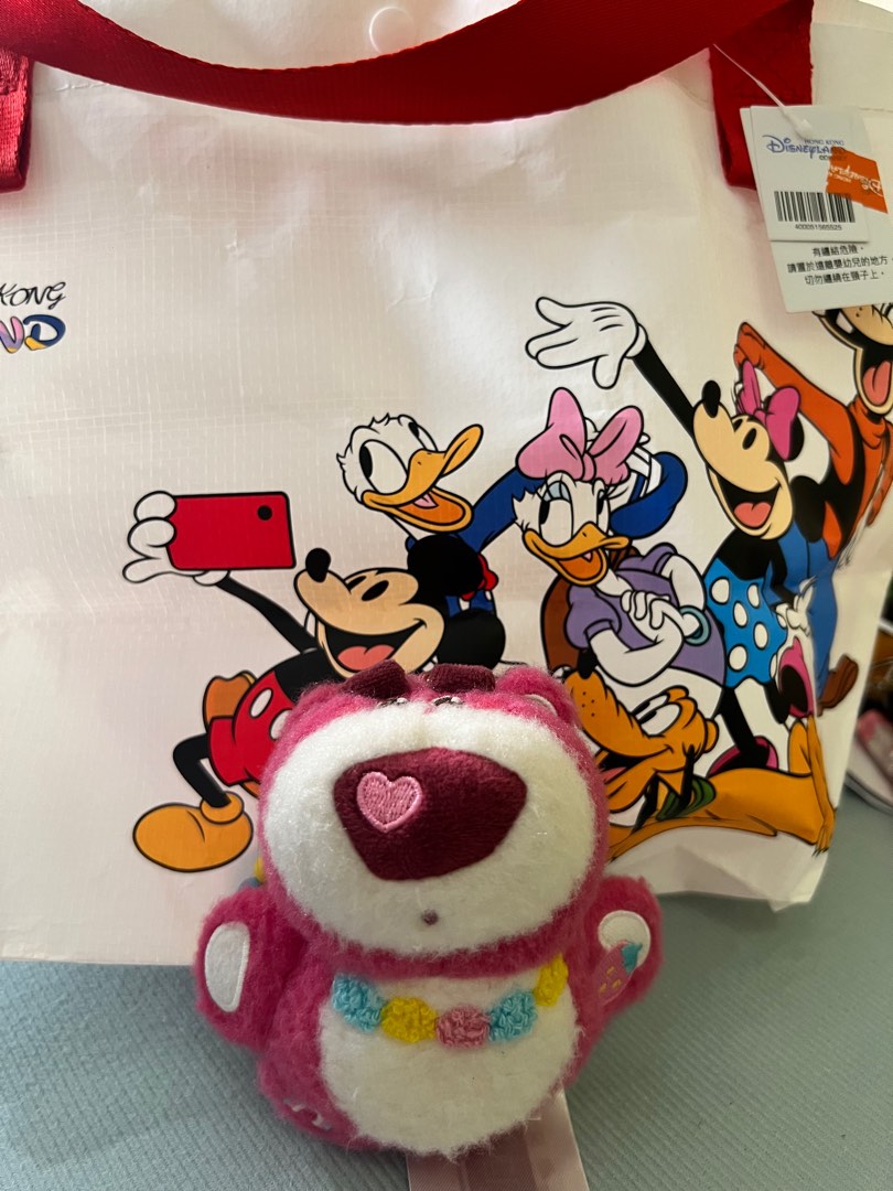 Lotso Scented Plush Keychain, Toy Story from Hongkong, Hobbies & Toys ...