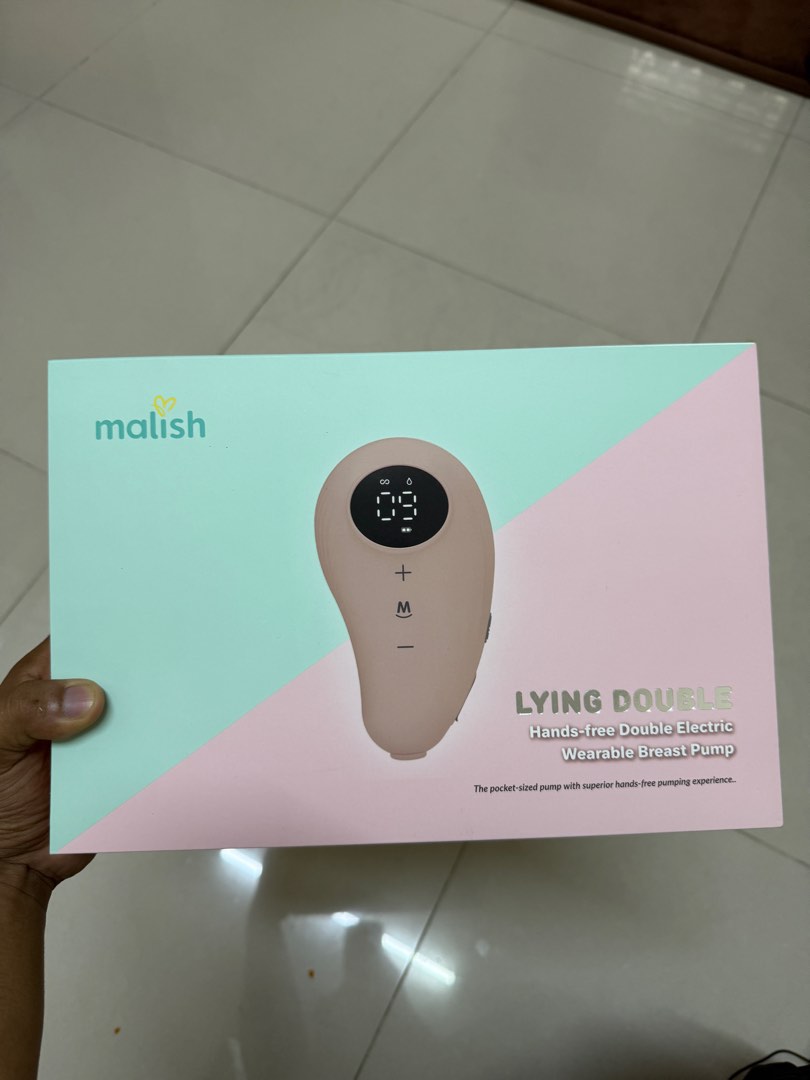 Malish Lying Double Rechargeable Handsfree Pump, Babies & Kids, Nursing ...