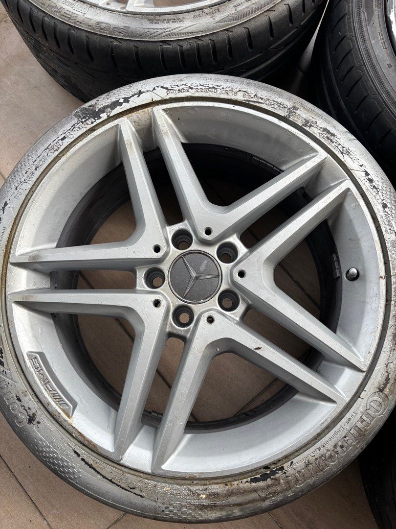 Mercedes Benz AMG rims 18, Auto Accessories on Carousell