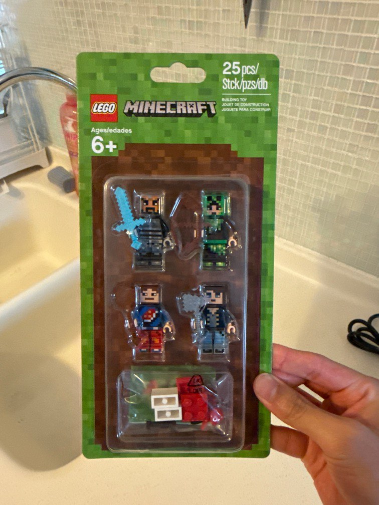 Minecraft lego mini figure set, 興趣及遊戲, 玩具 & 遊戲類 - Carousell