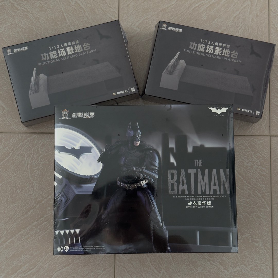 Modoking 1/12 Batman: The Dark Knight Deluxe Version, Hobbies & Toys ...