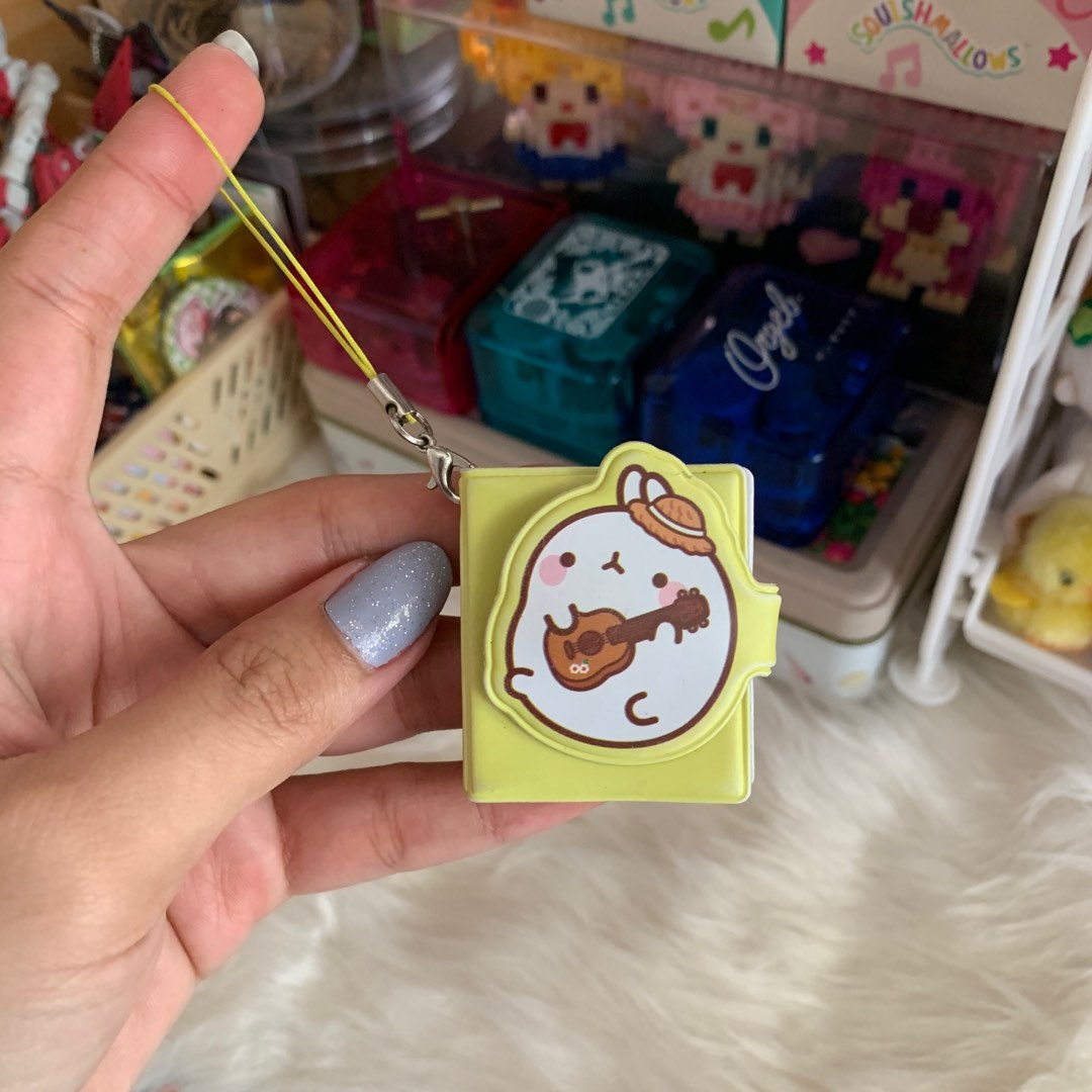 molang mini notebook charm, Hobbies & Toys, Toys & Games on Carousell