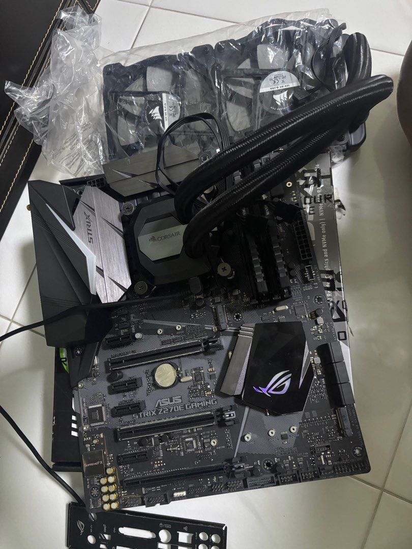 Motherboard and cpu set (free 16gbram), Garage Sale on Carousell