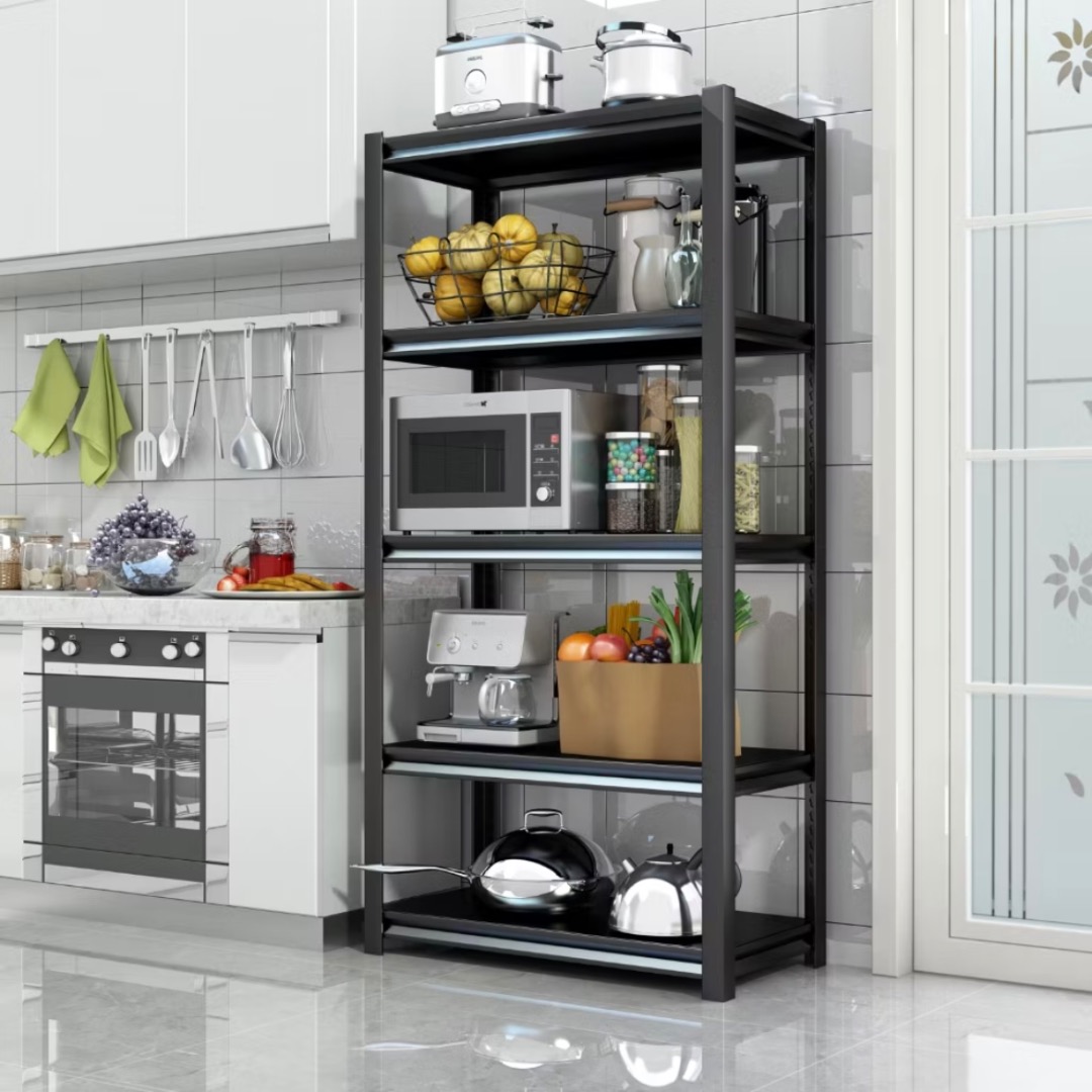 Multilayer Kitchen Shelf Rack | Open Frame Microwave Storage Rack ...