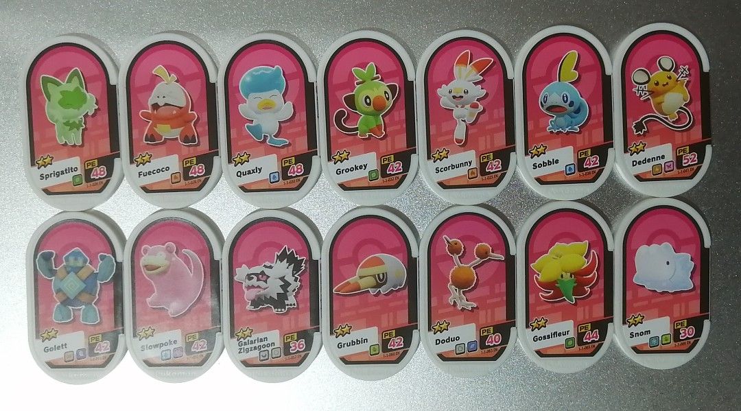 Nintendo Pokemon Mezastar Stardust Version 2 Stars 14 Complete Set Rare ...