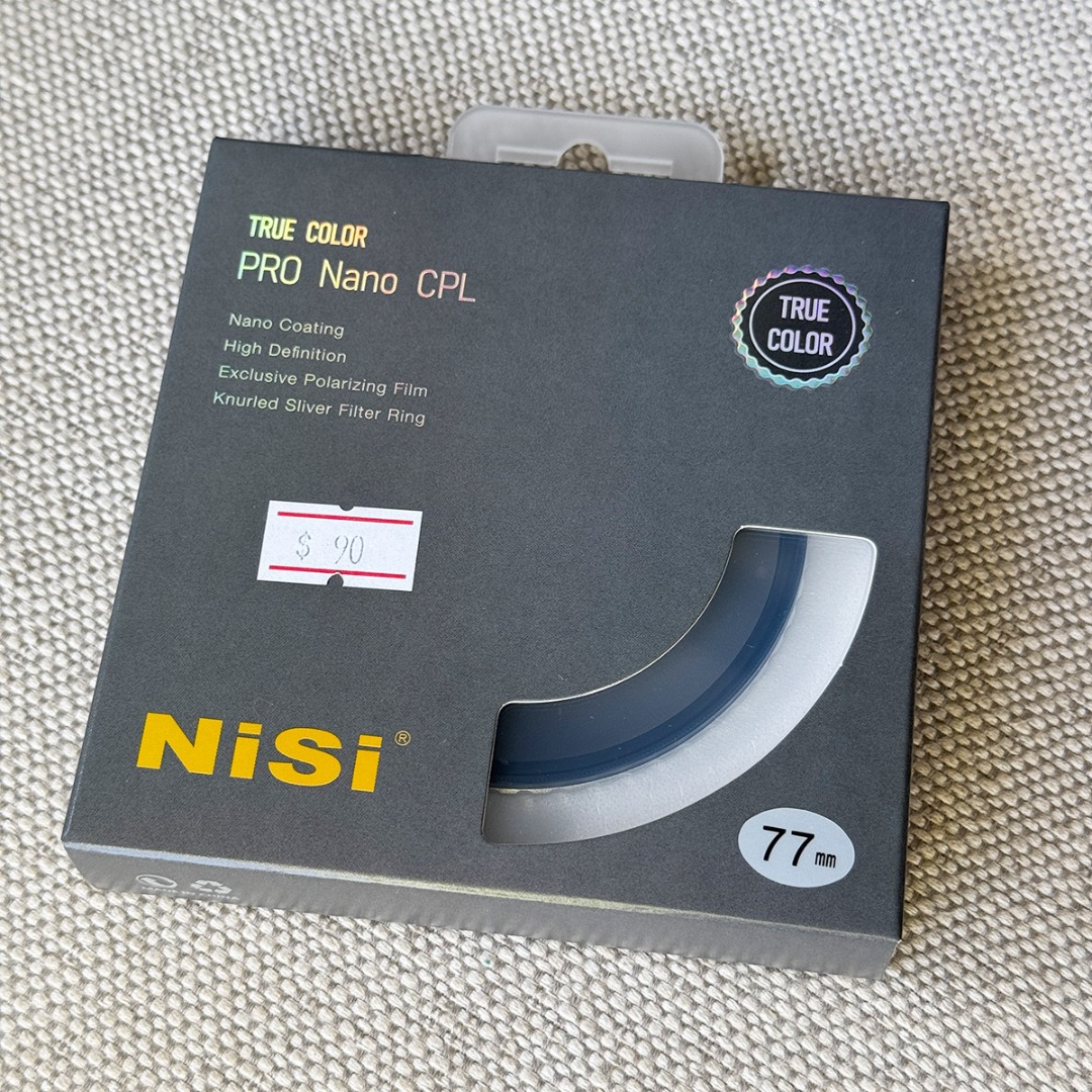 NiSi True Color PRO Nano Circular Polarizing Filter CPL (77mm ...