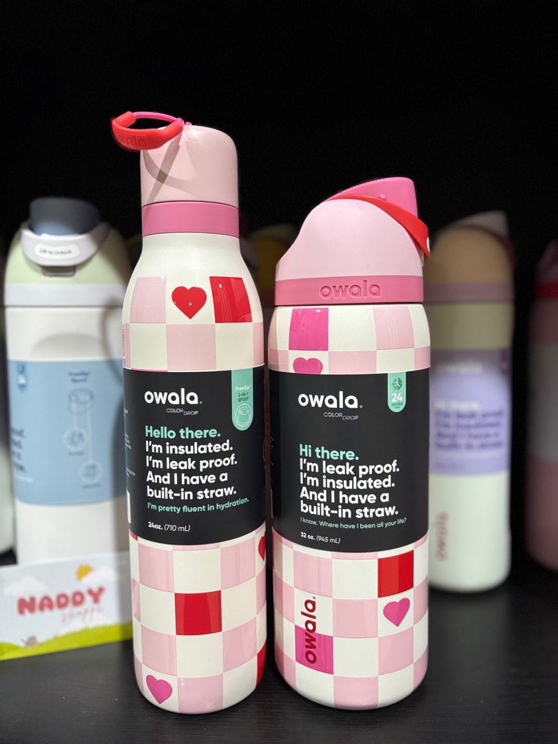 Owala Color Drop - Check Me Out, Furniture & Home Living, Kitchenware ...