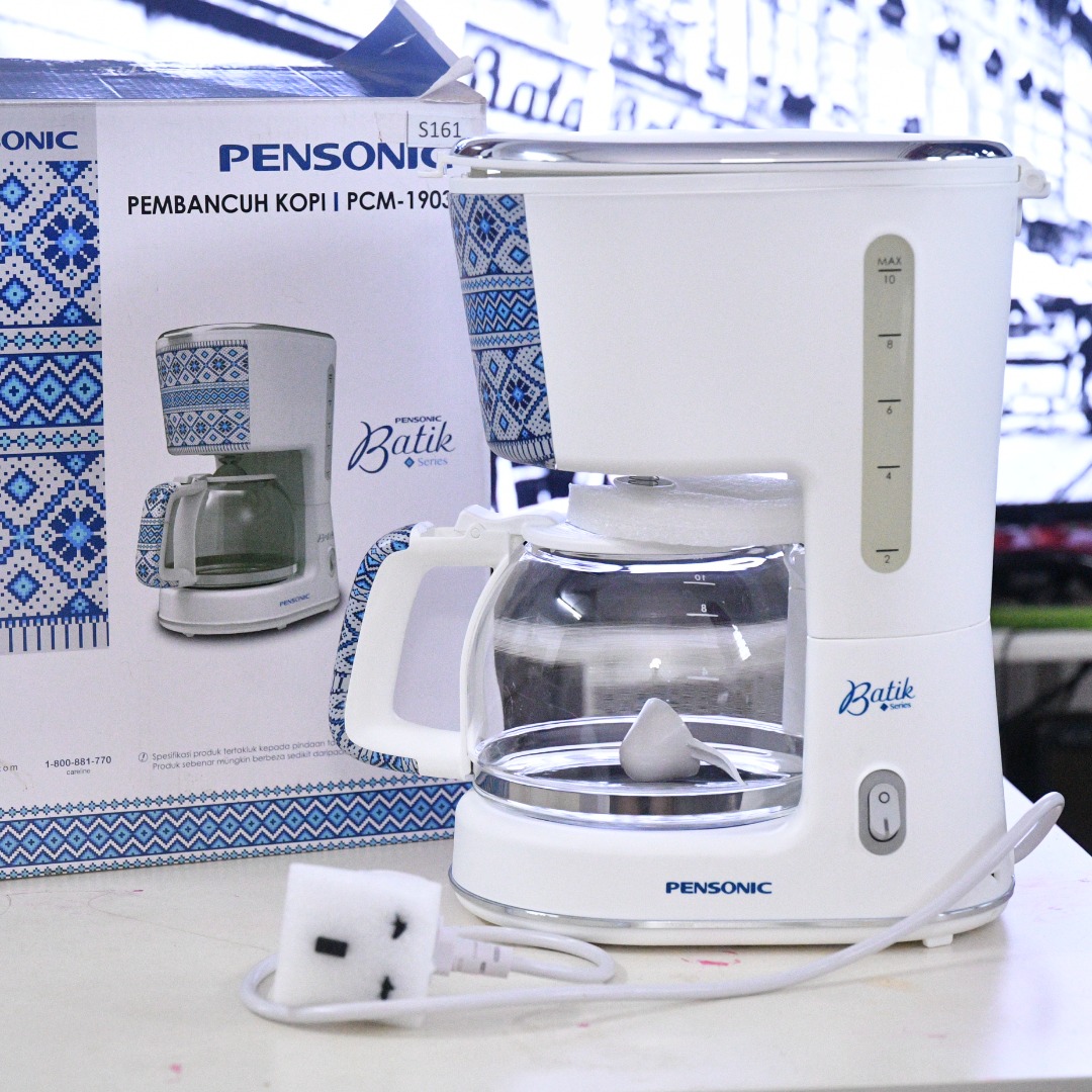 Pensonic Batik Series Coffee Maker (PCM-1903), TV & Home Appliances ...