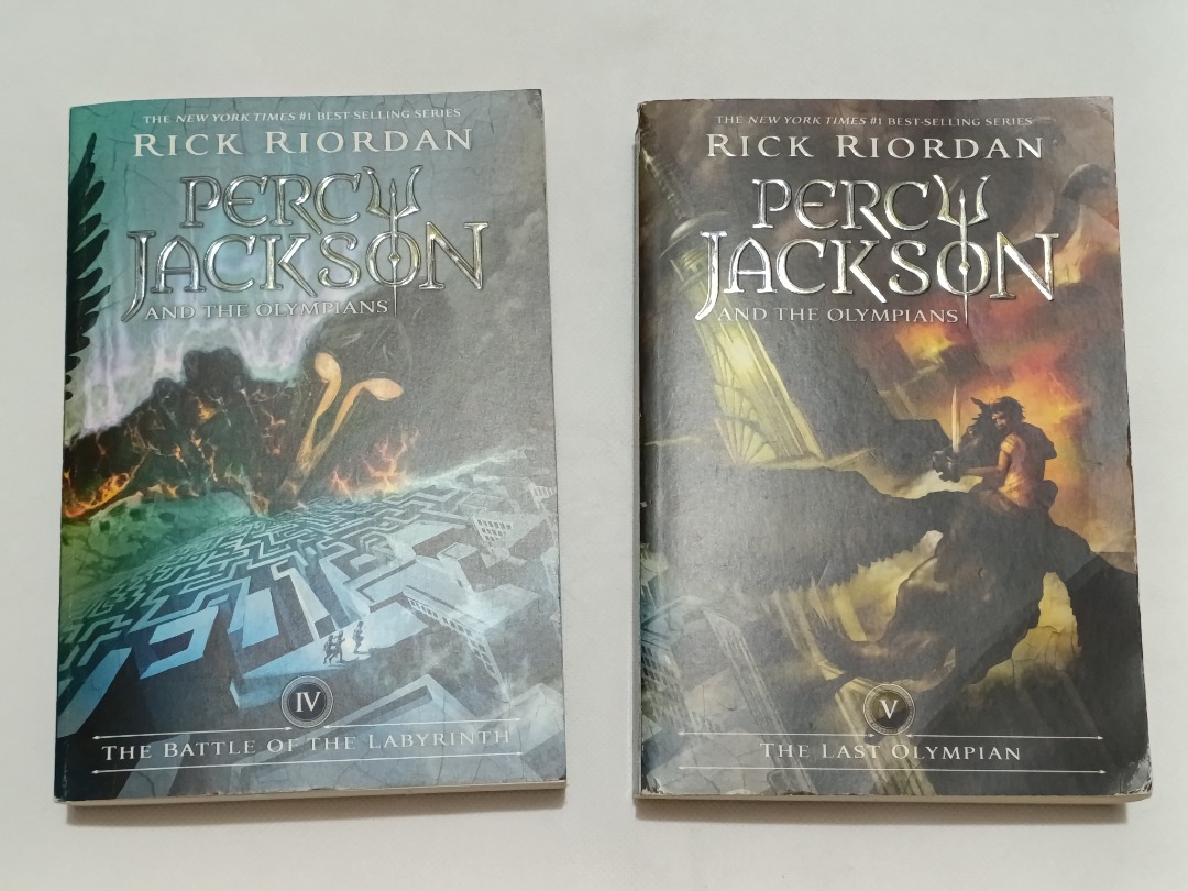 Percy Jackson book 4 and 5, Hobbies & Toys, Books & Magazines, Fiction ...