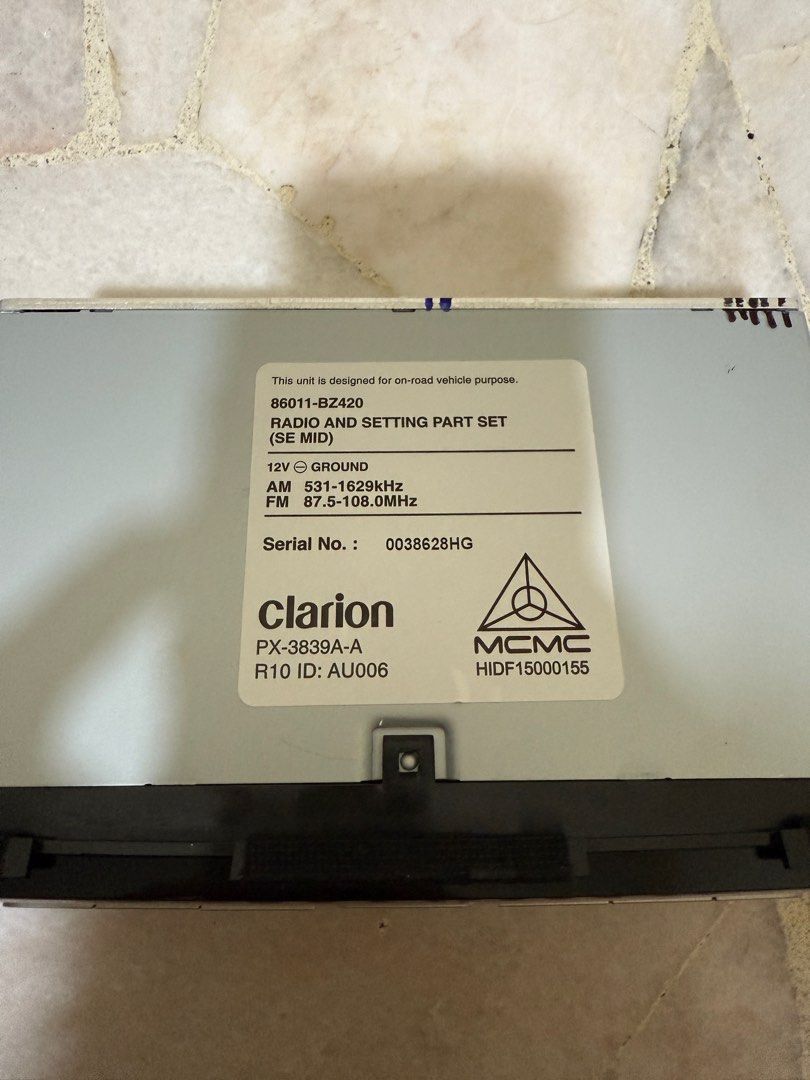 Perodua Bezza Media Player (Original), Auto Accessories on Carousell