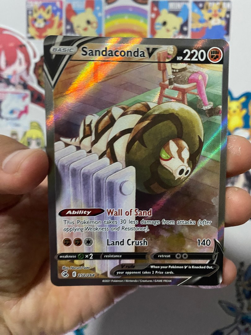 Pokemon Sandaconda Alternate Art, Hobbies & Toys, Toys & Games on Carousell