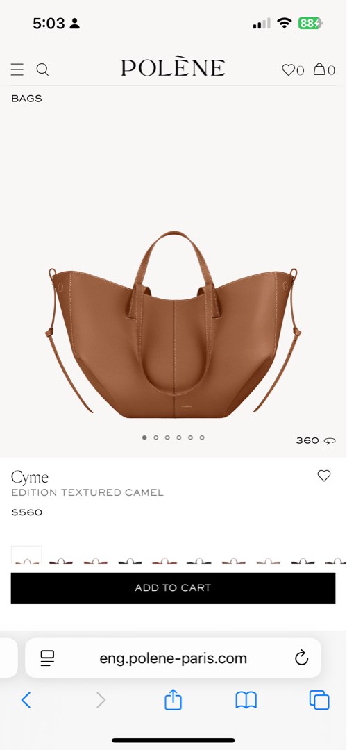 Polene Cyme Bag, Luxury, Bags & Wallets on Carousell